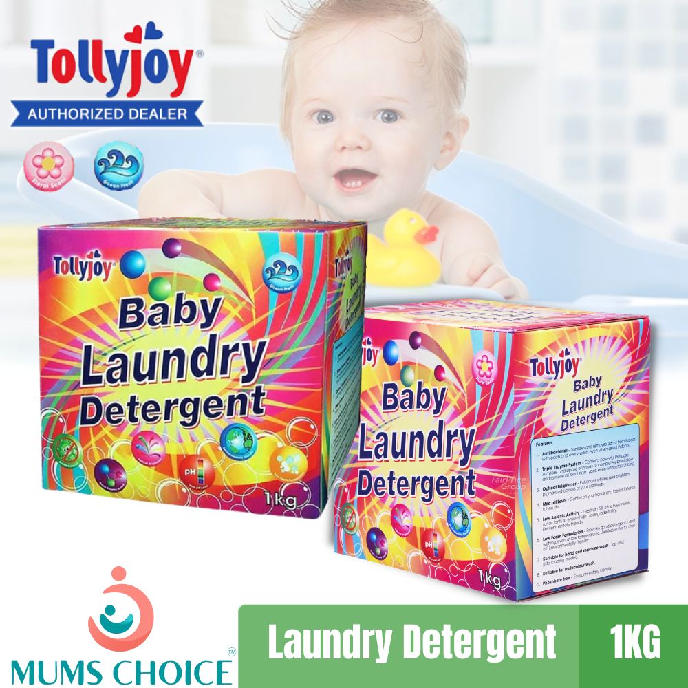 Tollyjoy Laundry Detergent Powder 1kg/Box | Shopee Singapore