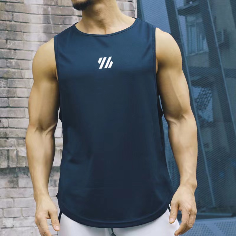 M-4XL Men's Sleeveless Quick-Drying Sports Tank Top Training Top ...