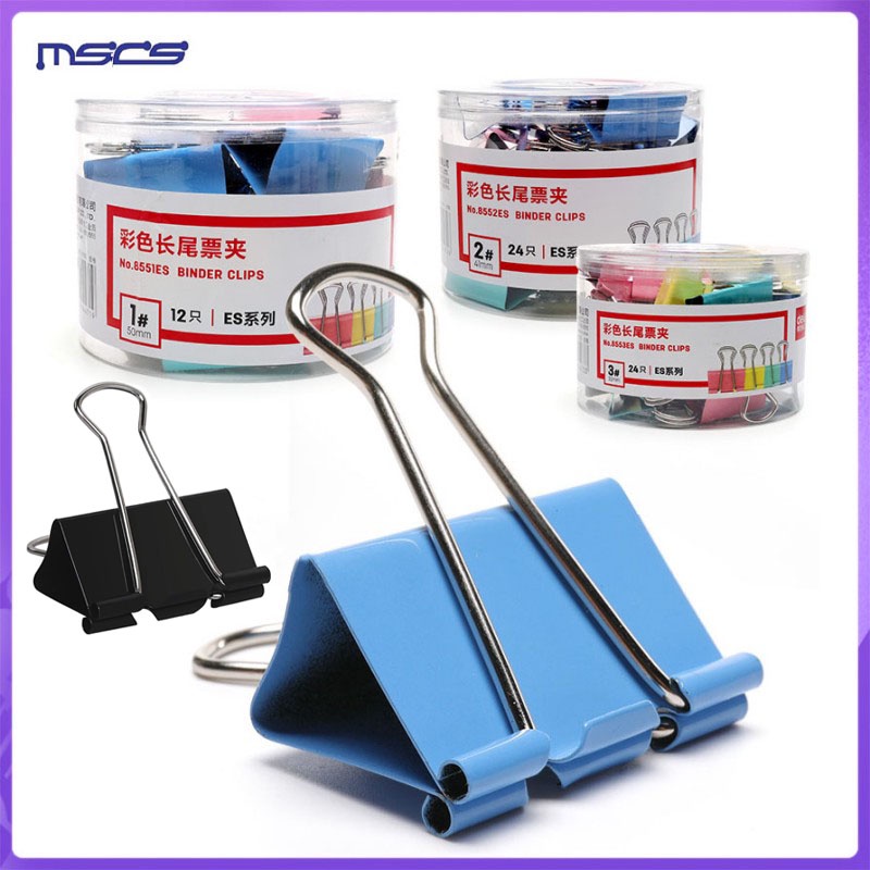 Deli/Suremark Binder clip, 15mm/19mm/32mm/51mm | Shopee Singapore