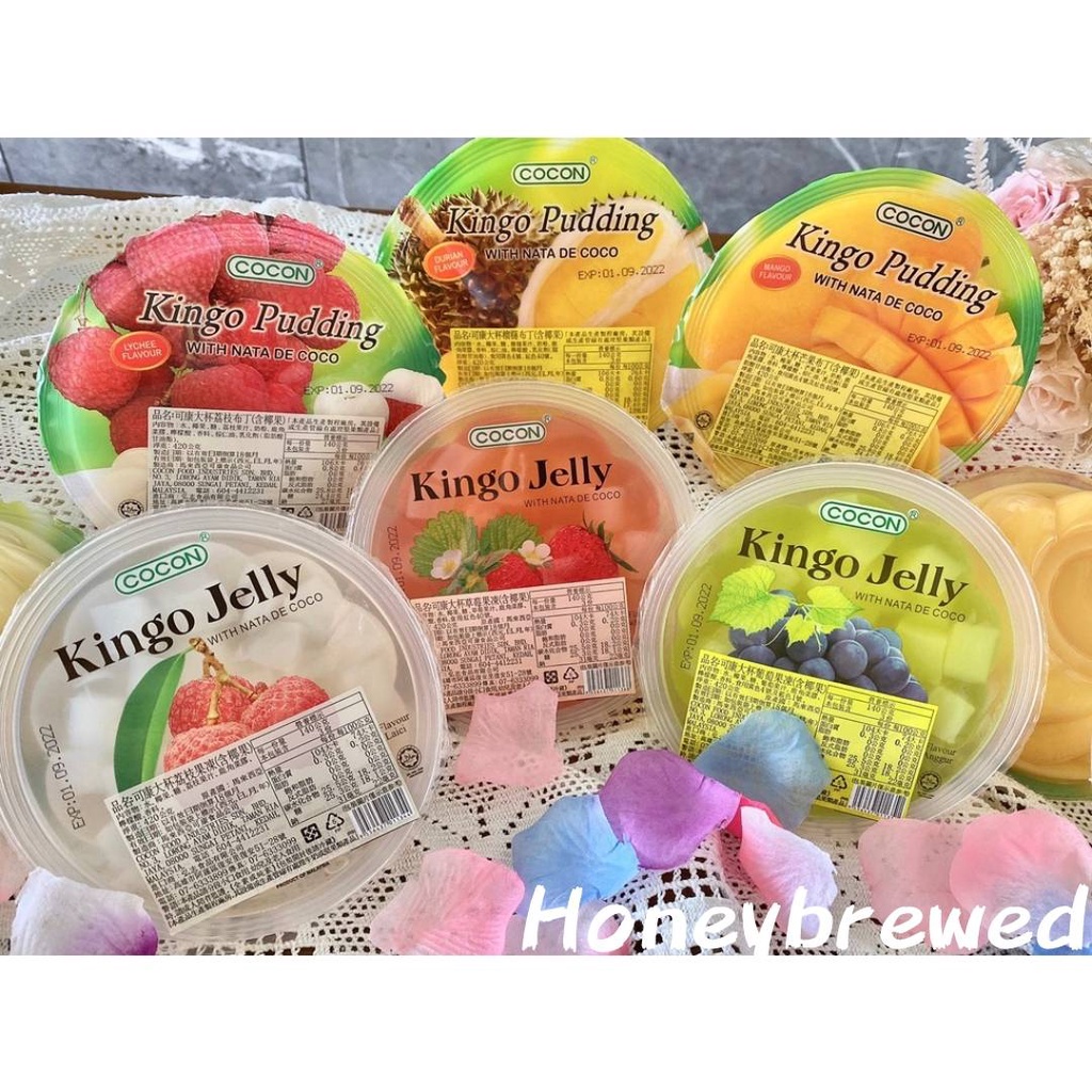 [COCON Big Jelly/Pudding Series] COCON Jelly 420g Mango Durian Lychee ...