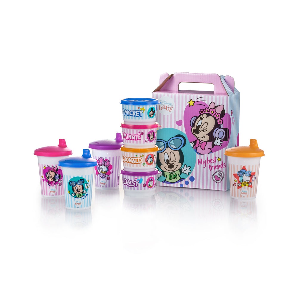 Tupperware Disney Baby Sippy Cup & Snack Cup | Shopee Singapore
