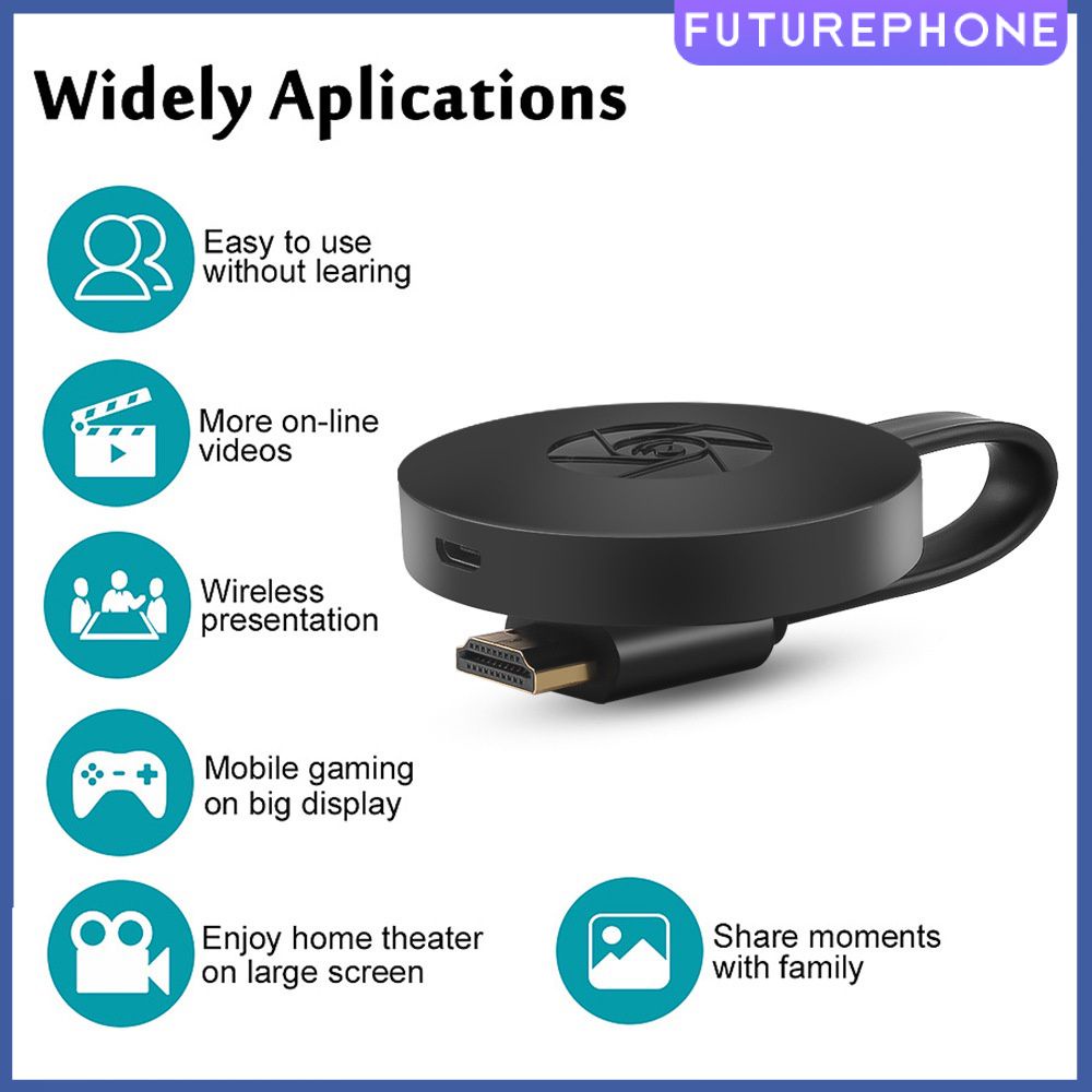 G2 4K Chromecast Miracast Wifi Stick Wireless HDMI TV Dongle Google ...