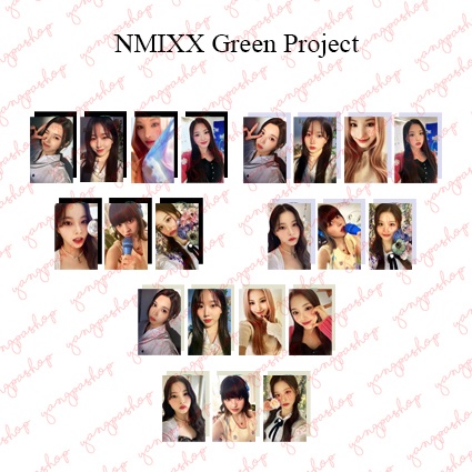 [READY / Set] NMIXX GREEN PROJECT NMIX PHOTOCARD FAN MADE UNOFFICIAL ...