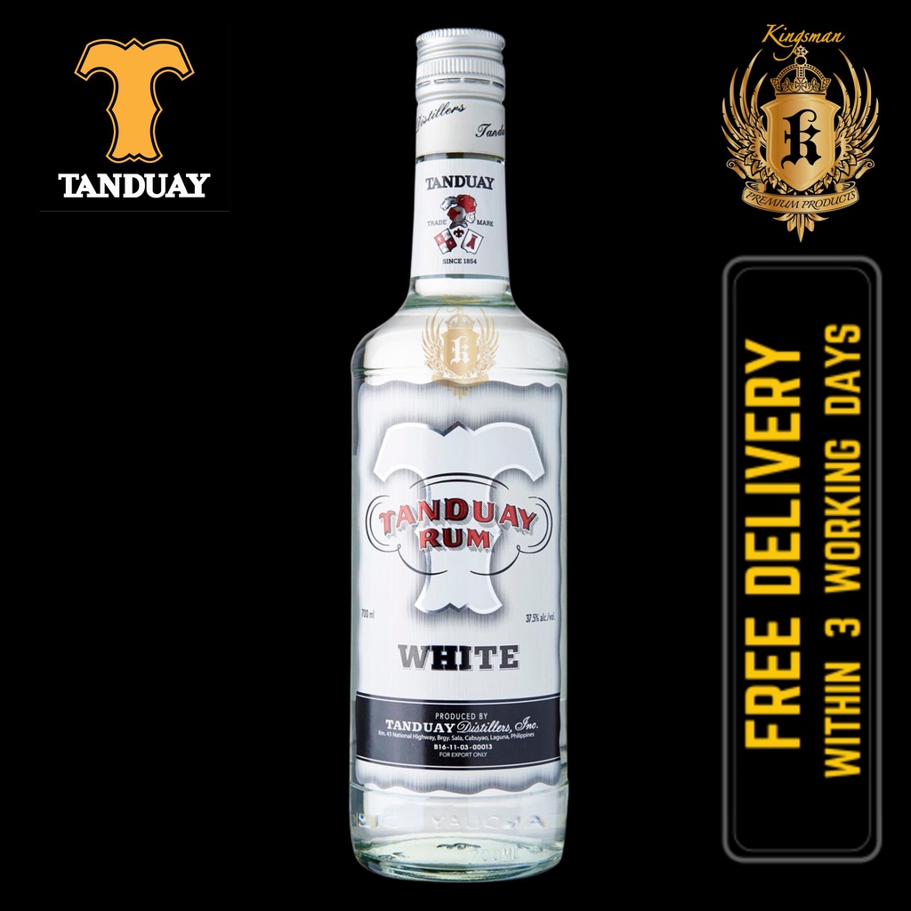 Tanduay White Rum 3 Years 700ml | Shopee Singapore