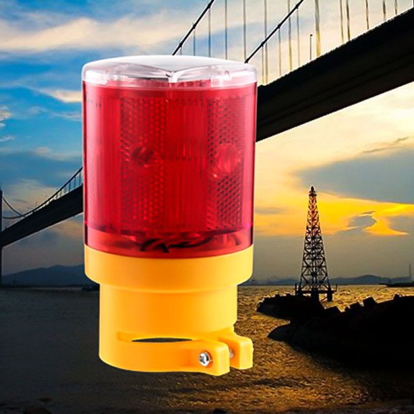 【Ready stock】Solar Powered Traffic Warning Light Strobe light LED Bulb ...