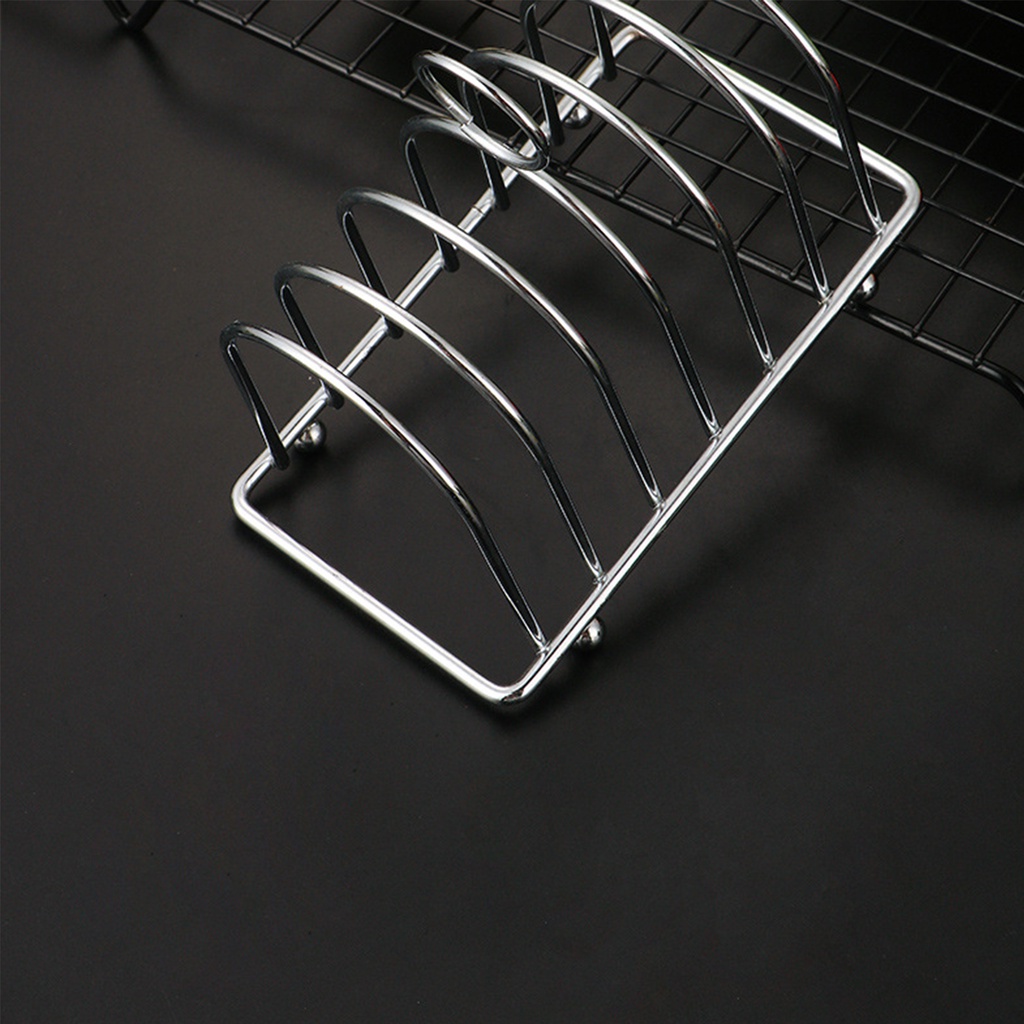Cooling Rack for Toast Metal Wire Rack With 6 Slice Slots and Carry ...