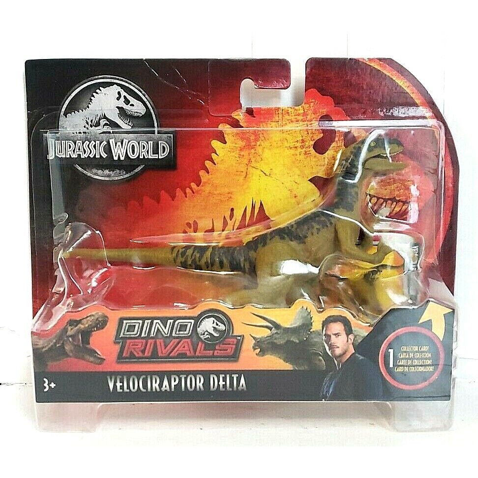 Jurassic World Dino Rivals Attack Pack Velociraptor Dinosaur Delta ...