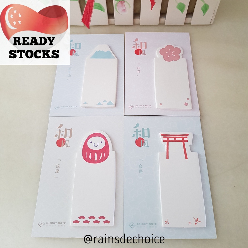 Japan Theme Sticky Notes Memo Pads | Shopee Singapore