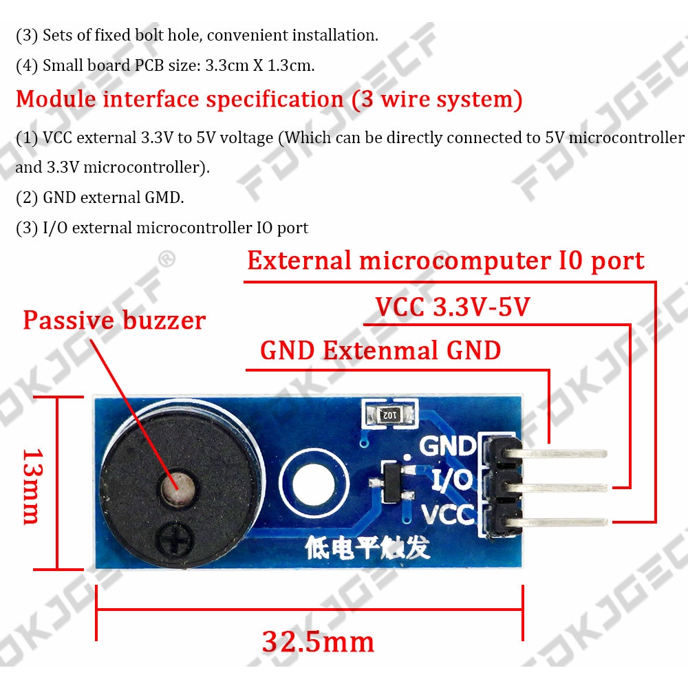 High Quality Passive Buzzer Module for arduino Diy Kit | Shopee Singapore