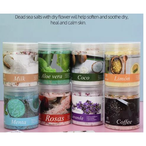 {SPRINGS.SG} Organic Grey Dead Sea Salt Petal bath Salt foot salt ...