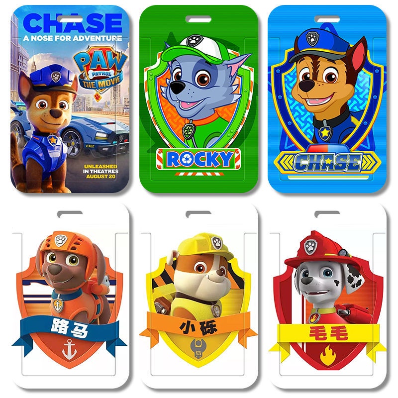 Anime Cartoon Paw Patrol Student School ID Card Employee Work ID Card ...