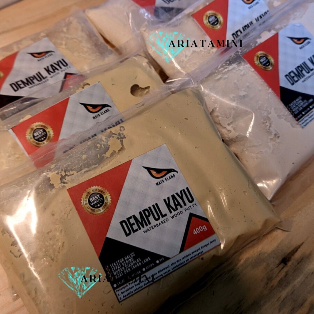 KAYU MATA Dutch Teak Eagle Eye Wood Putty 400gr & 800gr Multipurpose ...