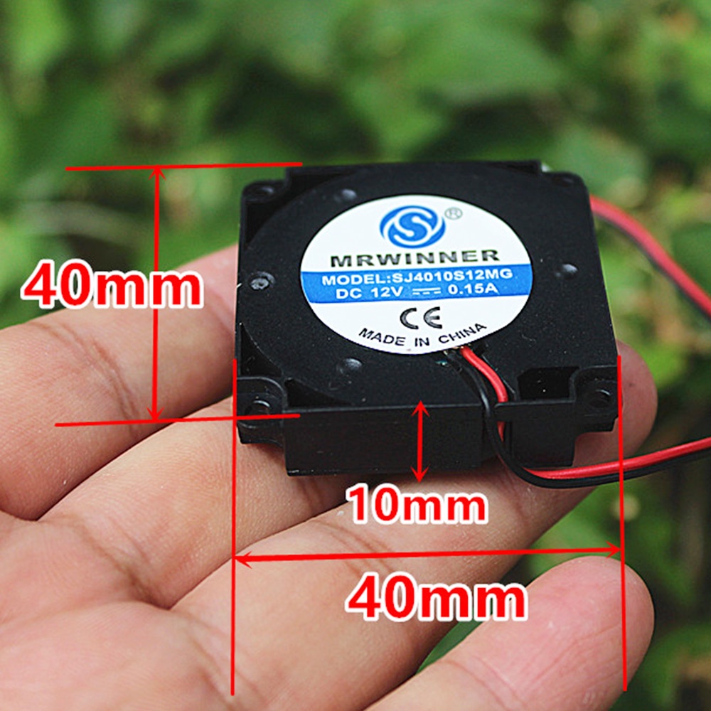 NEW DC 12V Silent Micro-turbine Fan 4010 3CM Mini Brushless Micro-fan ...