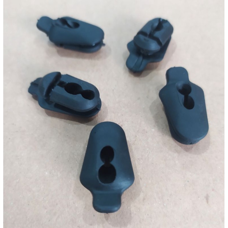 Rubber frame cable guide rubber internal cable routing two polygon ...