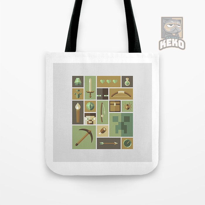 Minecraft Vol05 Canvas Tote Bag (10 Products) | Shopee Singapore