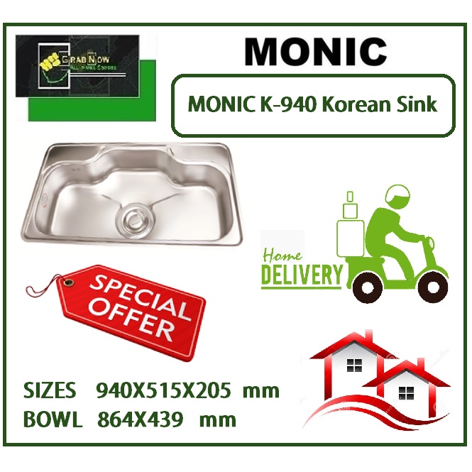 MONIC K-940 Korean Sink | Shopee Singapore
