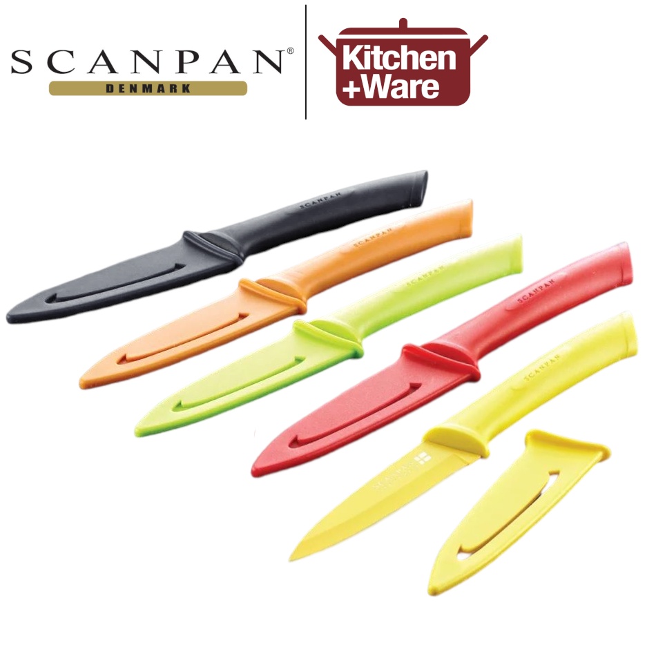 SCANPAN Spectrum 9cm Utility Knife with Sheath | Fruit Knife | Shopee ...