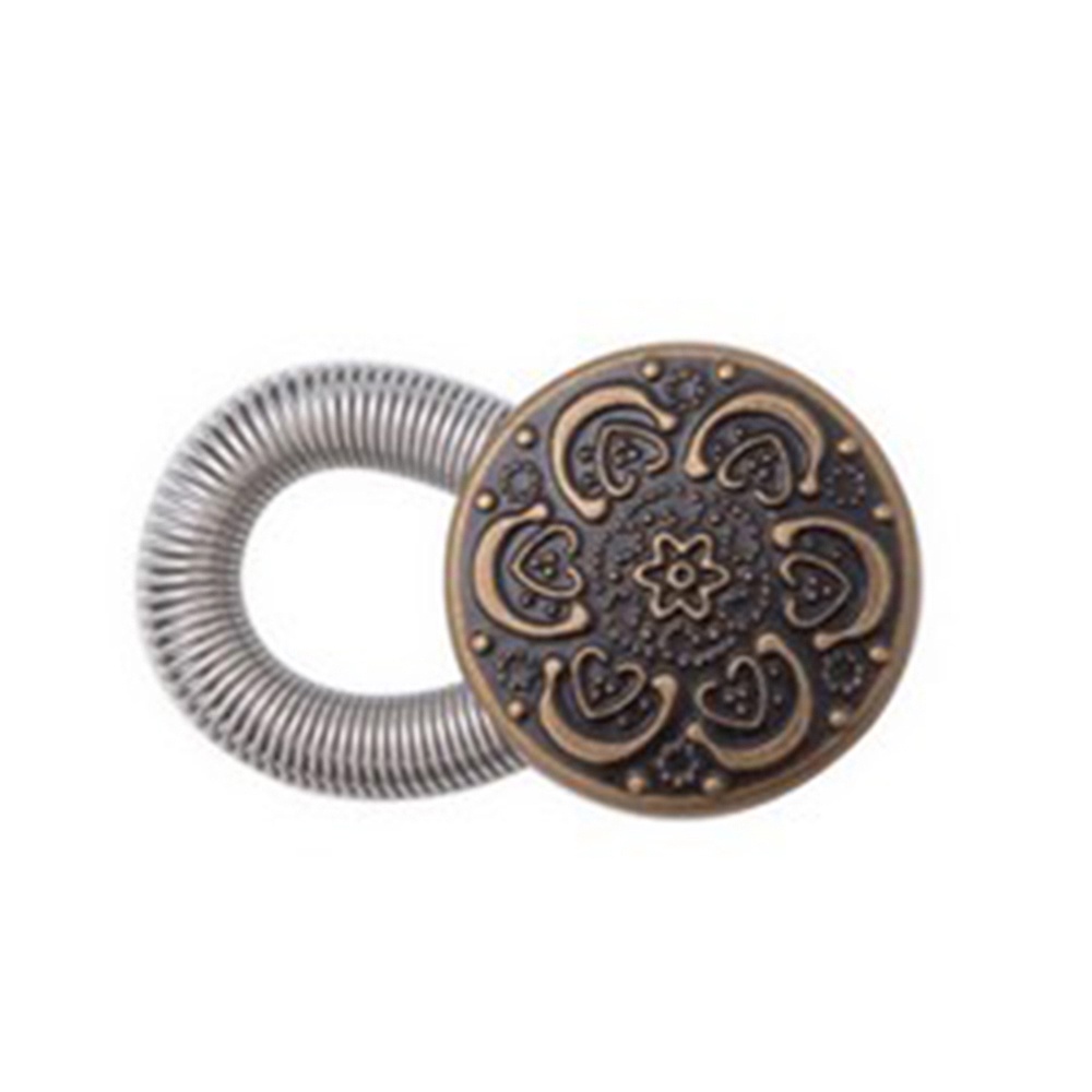 1PC Vintage Adjustable Metal Button Extender Waist Extenders Buttons ...