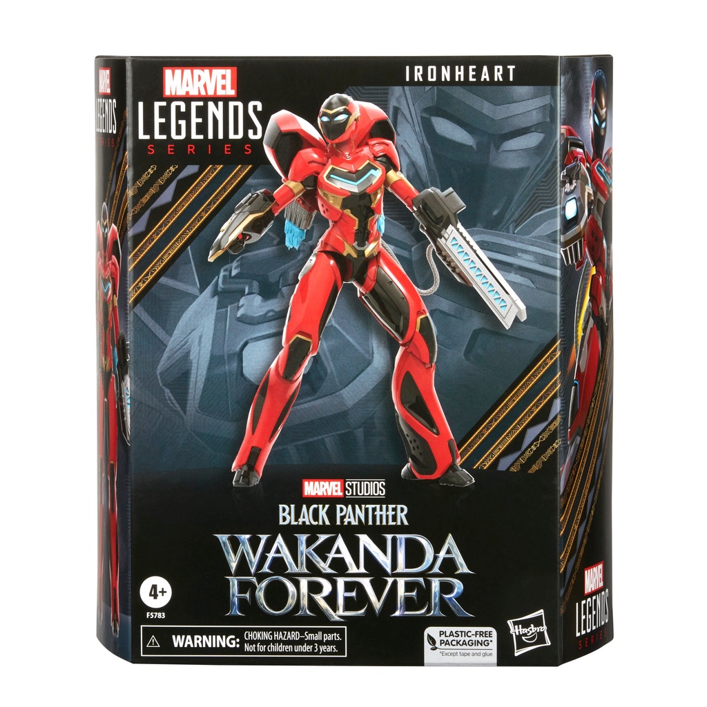 Marvel Legends Panther 6inch Legendary Steel Heart Ironheart Deluxe ...