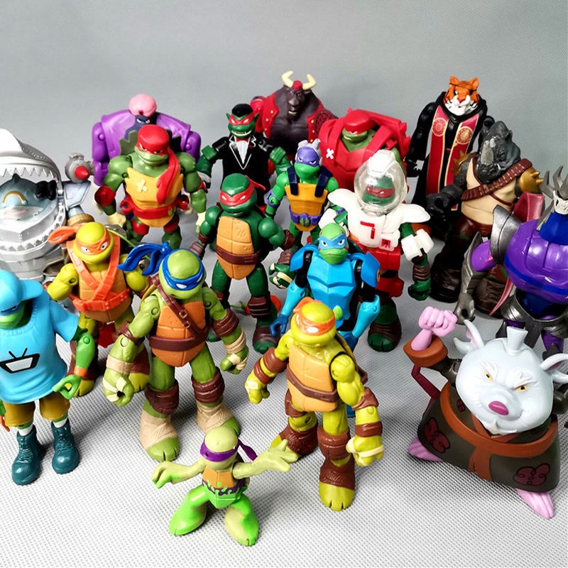 Ninja Turtles Hand-Made Joint Anime Doll Toy Villain Bull Head Tiger ...