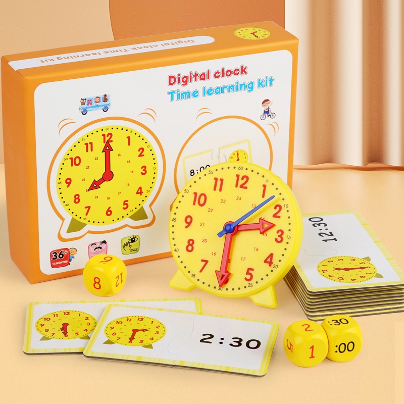 🌟 SG LOCAL STOCK 🌟 Digital Clock Kids Children Educational Toy Learn to ...