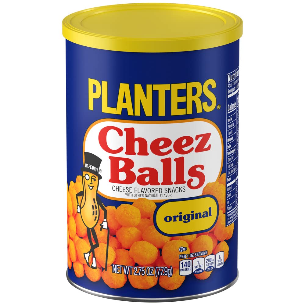 [SG] Planters Original Cheez Balls Cheese Flavored Snacks, 77.9g ...