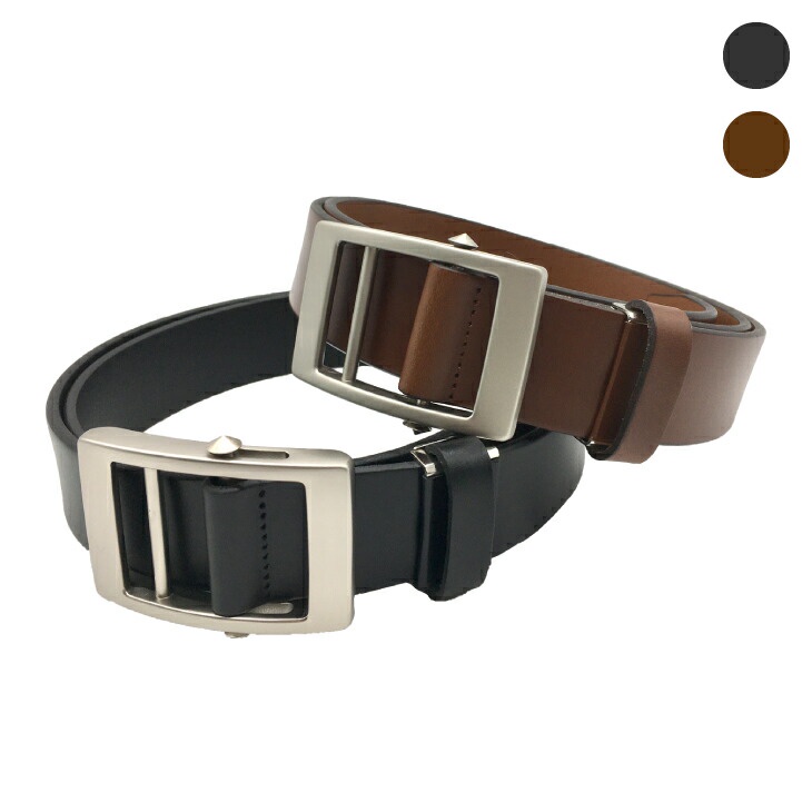 Italian leather Sliding belt brown 【Direct from Japan】 | Shopee Singapore