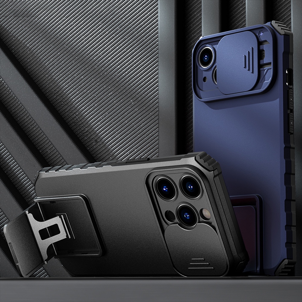 Luxury Shockproof Lens Protector Hard Armor Casing Case with Stand for ...