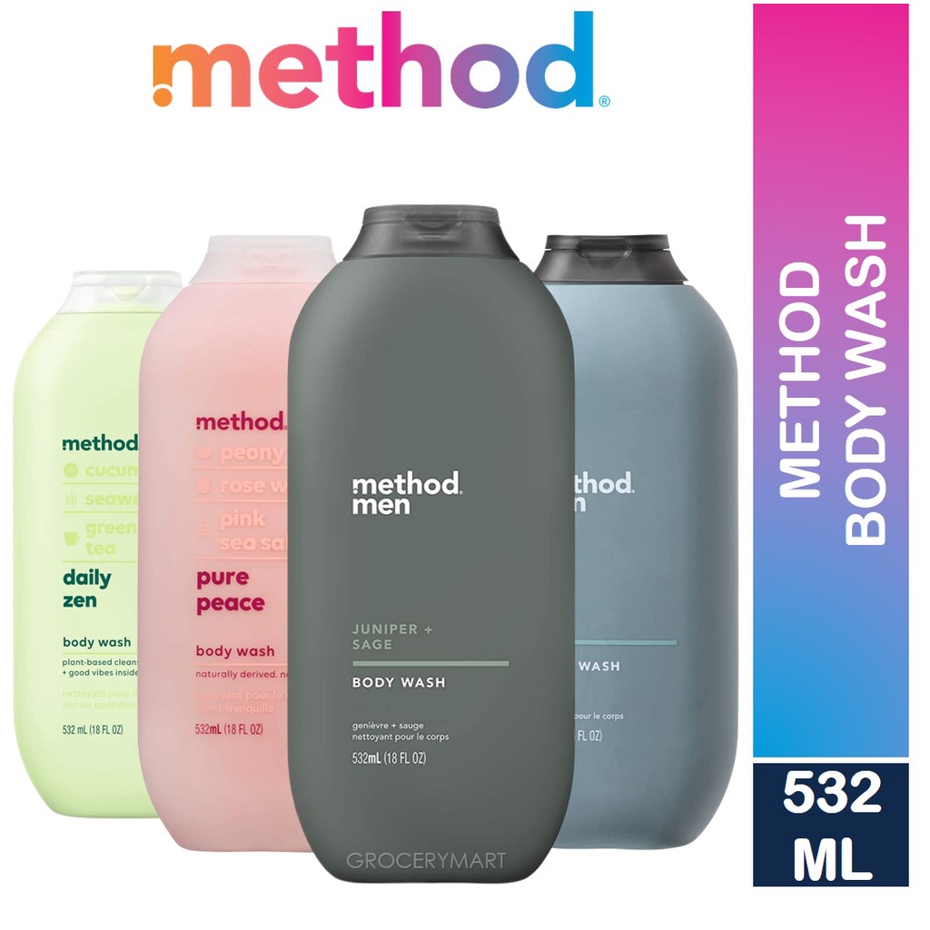 Method Body Wash Assorted Scents, 532ml | Shopee Singapore Method Body Wash Assorted Scents, 532ml | Shopee Singapore