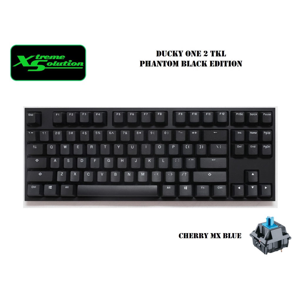 Ducky One 2 TKL Phantom Black Edition - 87 Keys Mechanical Keyboard ...