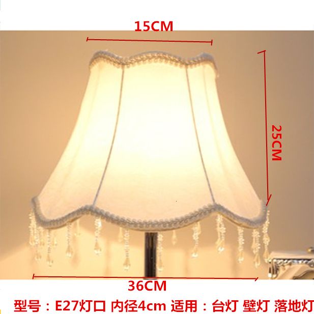 Lamp Accessories Table Lampshade E27 Wall Lamp Shade Elegant European ...