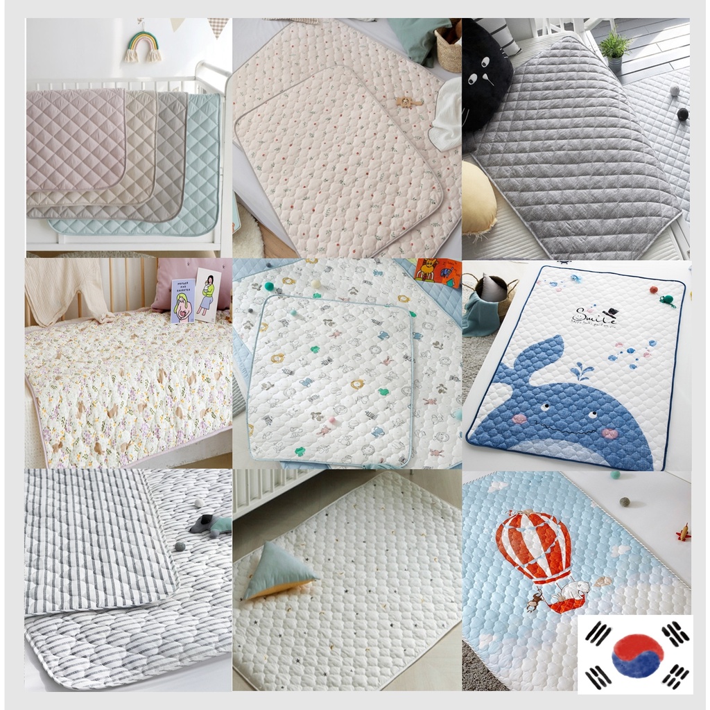 [PRIELLE] Waterproof Pad Baby Infant Kids Cotton Quilted (2 sizes) 9 ...