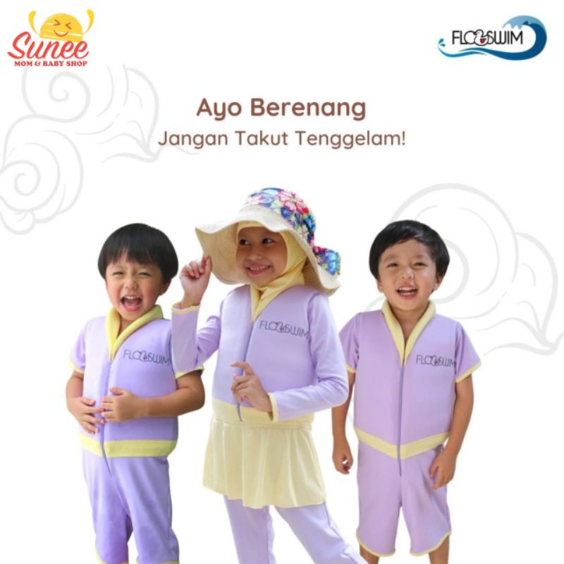 Floswim floating baby swimsuit with chest float / floating swimsuit ...