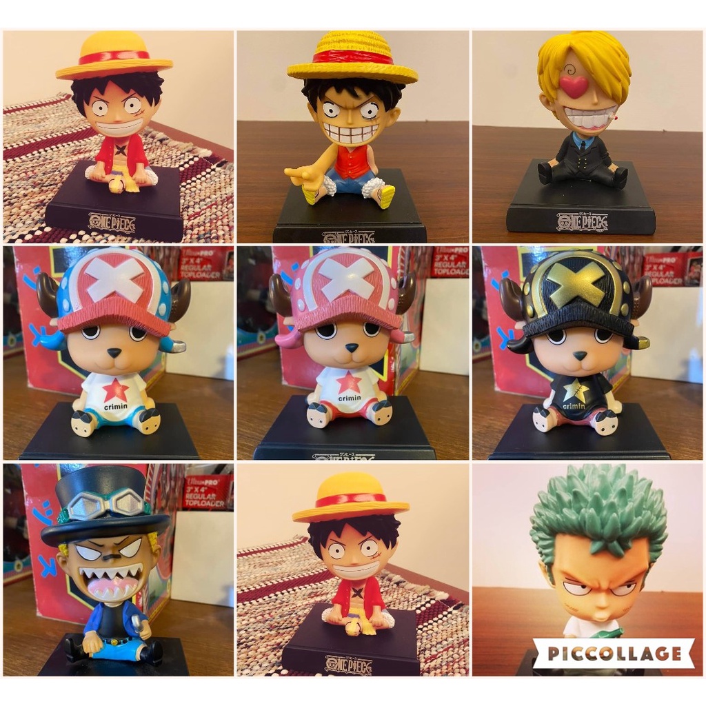 LUFFY, CHOPPER, SANJI, ZORO, SABO BOBBLEHEAD - ONE PIECE - BOBBLE HEAD ...