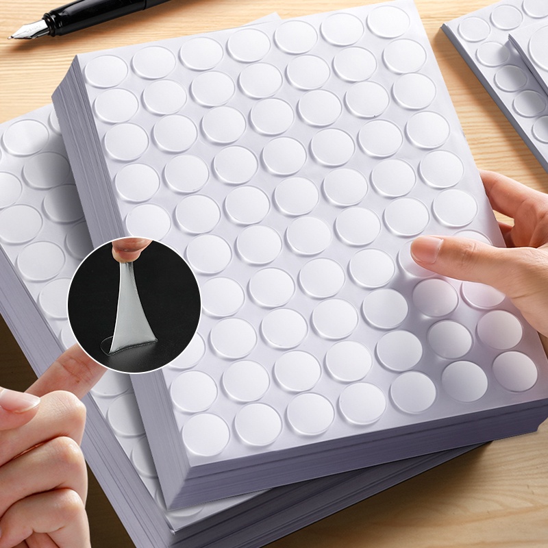 Double-Sided No Trace Dot Adhesive Student Strong-Sticky Deco Adhesive ...