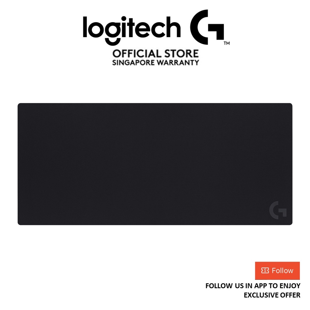 Logitech G840 XL Cloth Gaming Mousepad, Performance-tuned Rubber Base ...