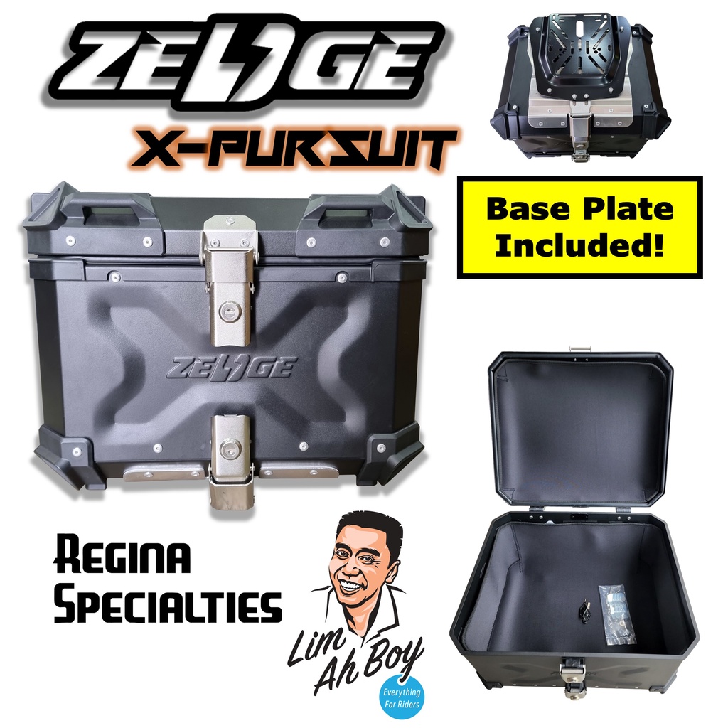 Zedge X-Pursuit Motorcycle Aluminium Top case Box | Shopee Singapore