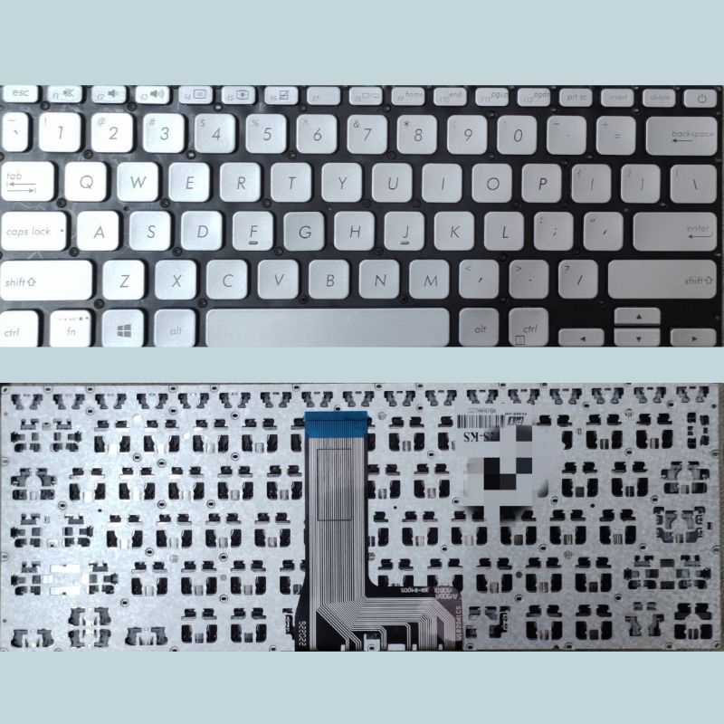 Asus Vivobook 14 A412 A412F A412DA A412FA A412UA Silver Keyboard ...