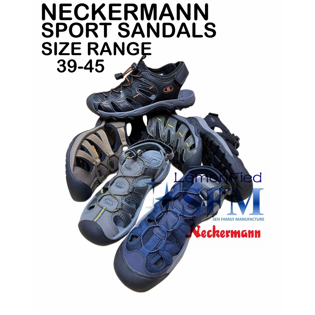 NECKERMANN 7302 MIX Size 39-45 SPORT SANDAL 7104 7105 7303 7309 BLACK ...