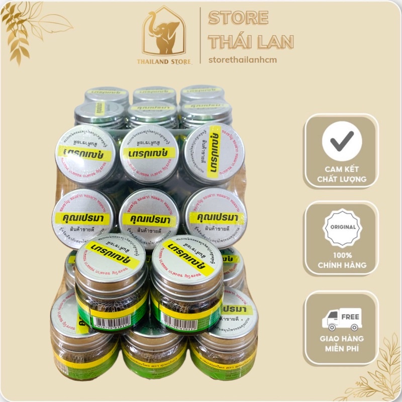 [[COMBO Of 6 JARS] Khun Prema Thai herbal inhalation oil | Shopee Singapore