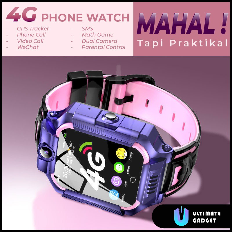 Jam Tangan Anak Kids Smart Watch Phone Children Kid Tracker Smartwatch GPS Support SIM Card ...