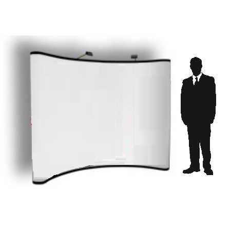 Mini Pop Up Backdrop Curve Display (Stand Only) | Shopee Singapore