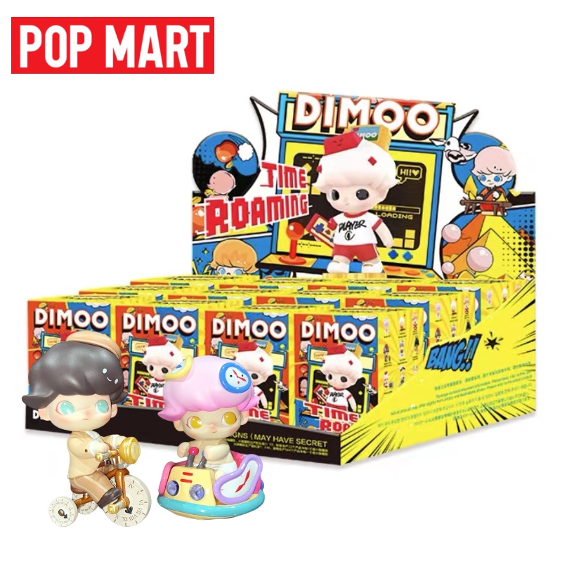 POPMART DIMOO Time Roaming Series Full Set Blind Box Toy Figurines ...