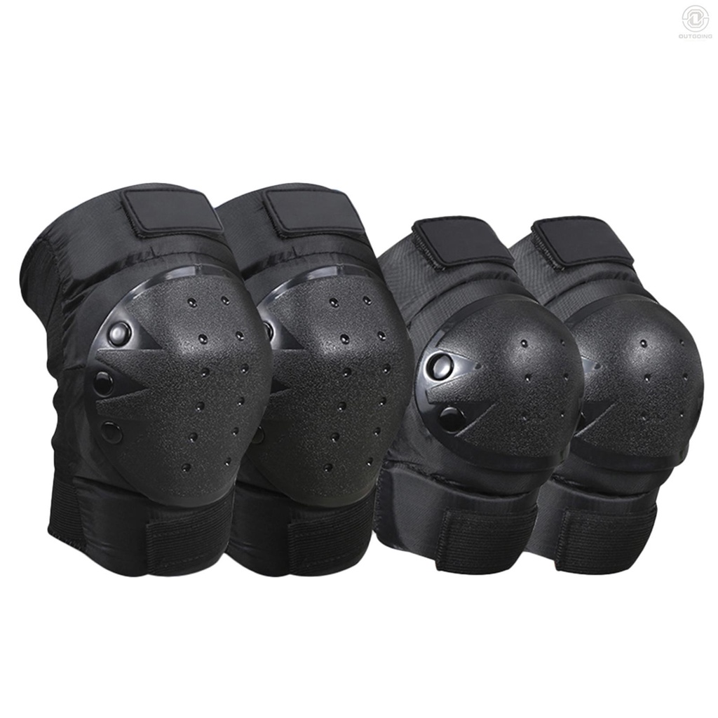 [OUSG] 1 Pair Cycling Knee Brace and Elbow Guards Bicycle MTB Bike ...