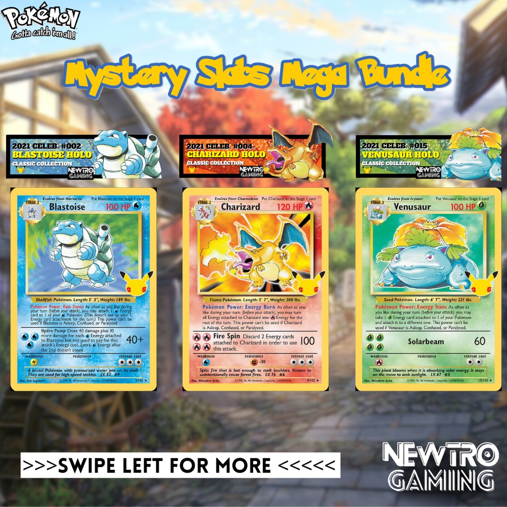 Pokémon TCG Mystery Slab Mega Bundle X10 | Shopee Singapore