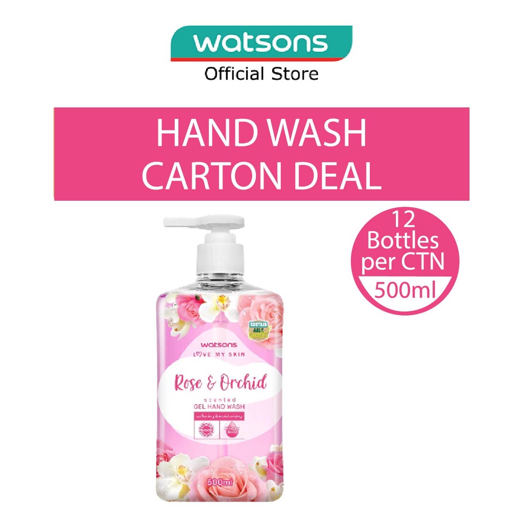 WATSONS Rose & Orchid Scented Gel Hand Wash (Moisturising ...