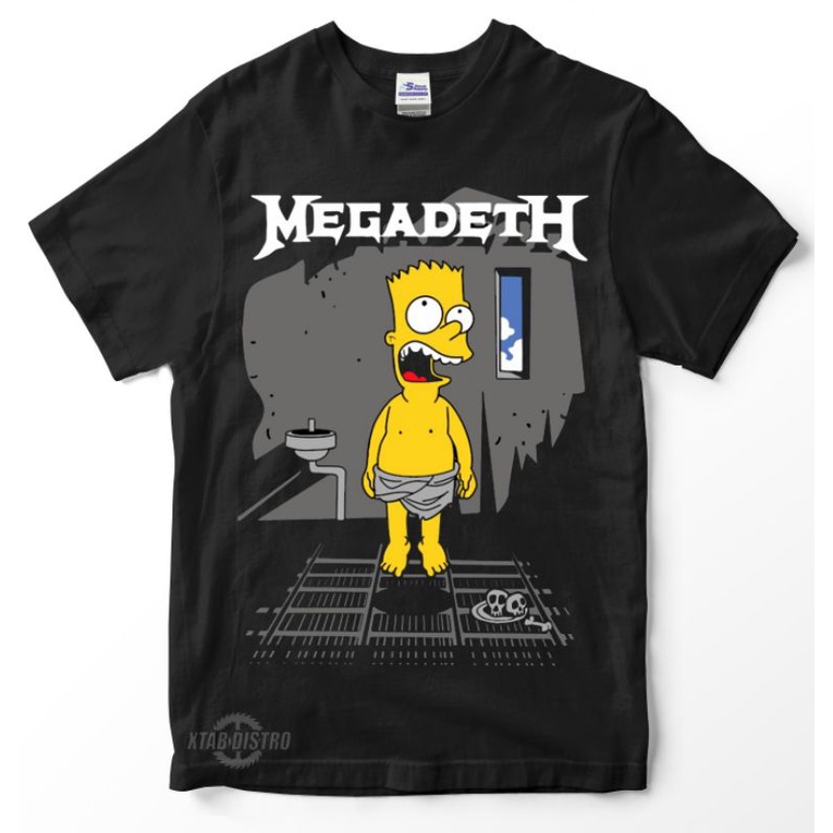 Megadeth SIMPSONS countdown Premium tshirt Megadeth rust in peace kaos ...