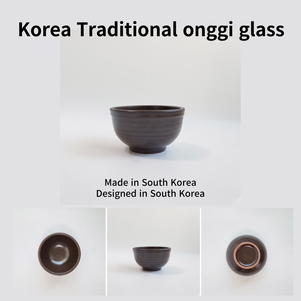 Korea Traditional Onggi Glass *Shipping from South Korea* | Shopee ...