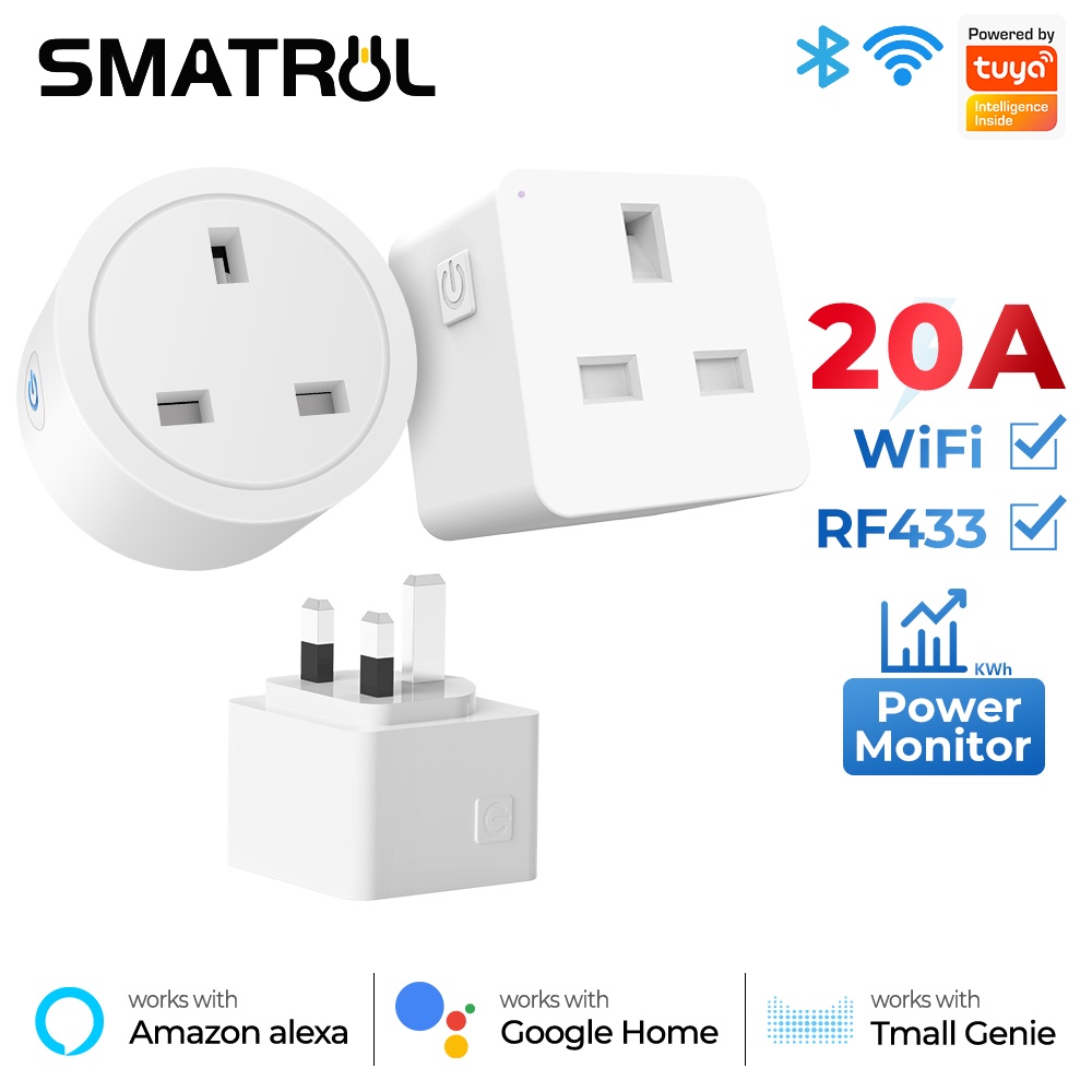 SMATRUL 20A/16A smart wifi smart plug socket is suitable for air ...