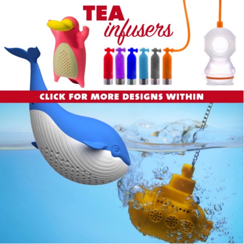 SG STOCKS Submarine Duck Whale Diver Mermaid Platypus Tea Infuser ...